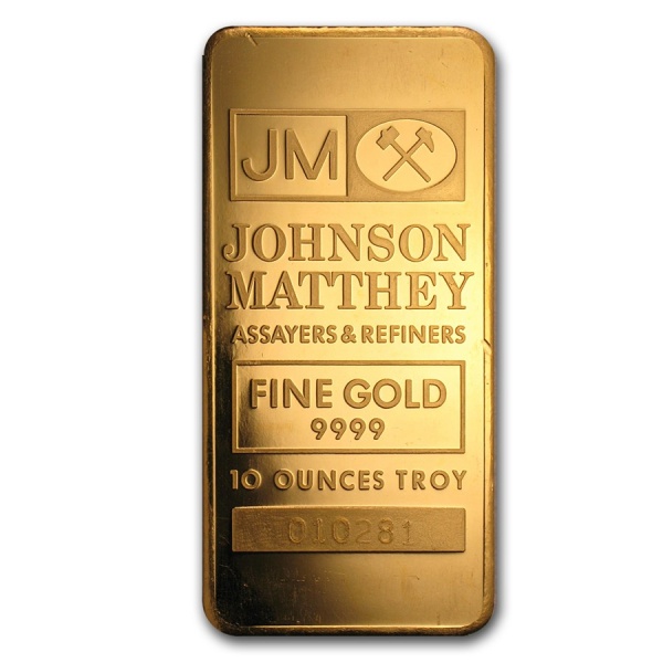 10 oz Gold Bar - Instant Gold Refining