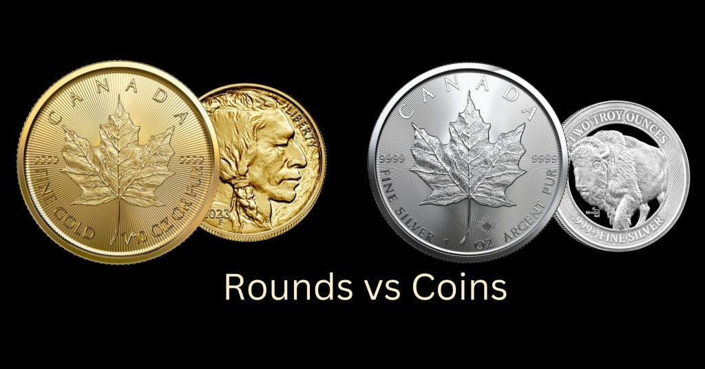 Comparing Gold and Silver Coins & Rounds - Instant Gold Refining